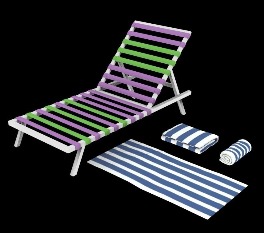 3D model SUMMER TIME ASSETS VR / AR / low-poly | CGTrader