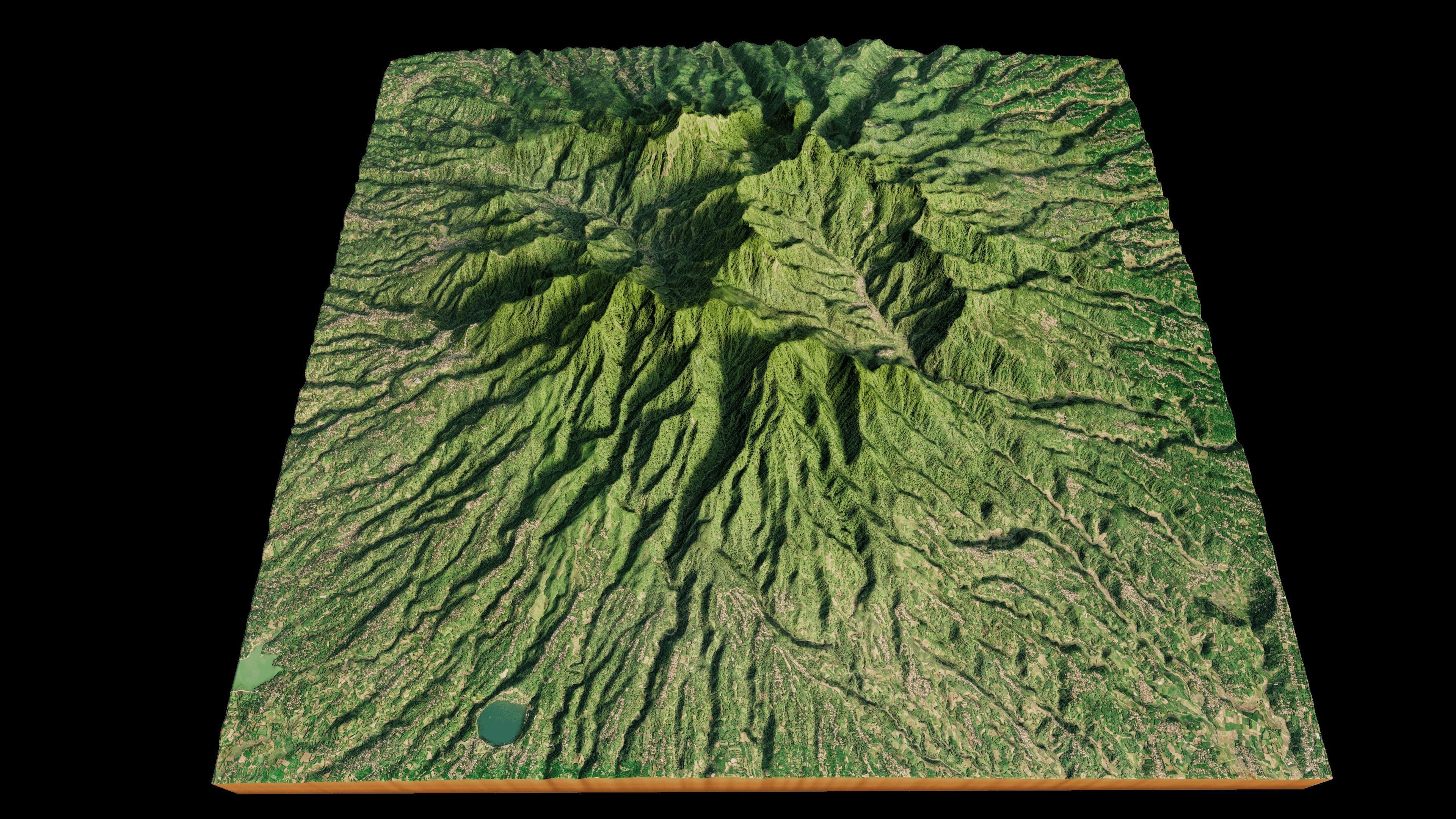 Mount muria 3d model terrain 3D model | CGTrader