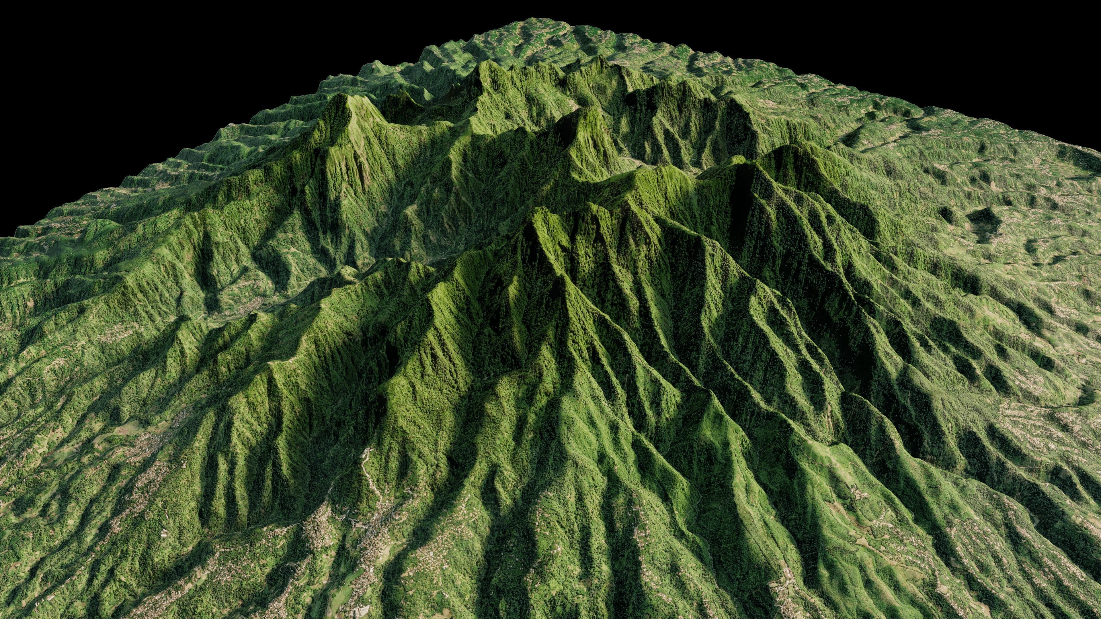 Mount muria 3d model terrain 3D model | CGTrader