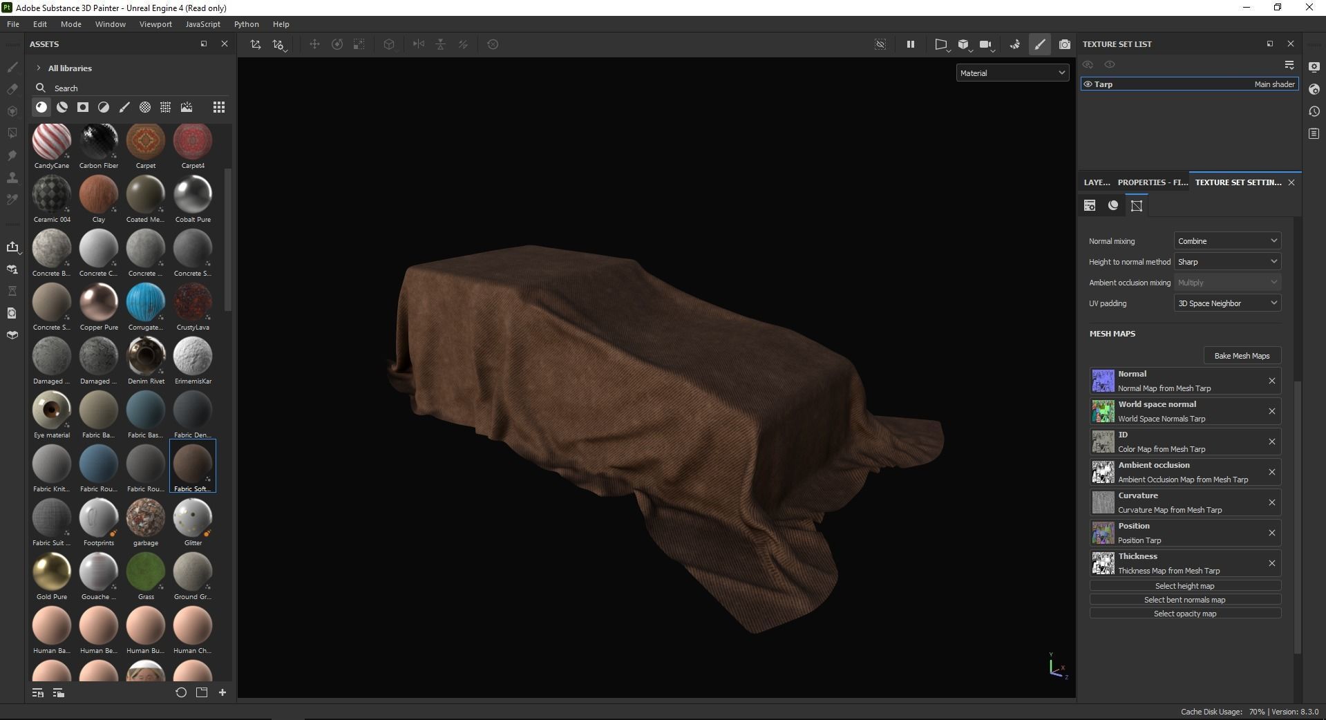 3D model Tarp 3D Model VR / AR / low-poly | CGTrader