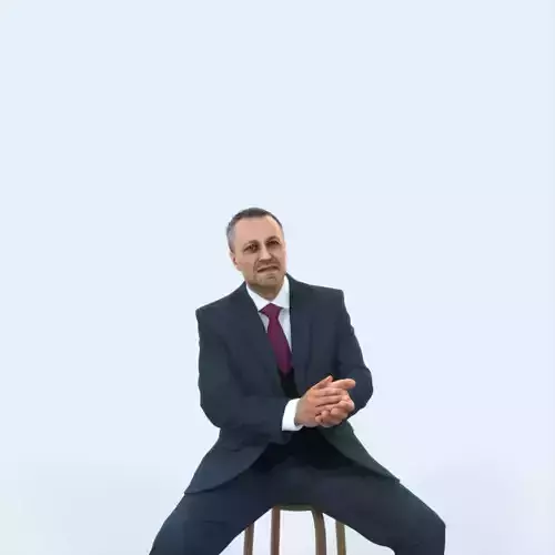 3D model Fortitude 13K Clapping Sitting Elegant Business Man VR / AR ...