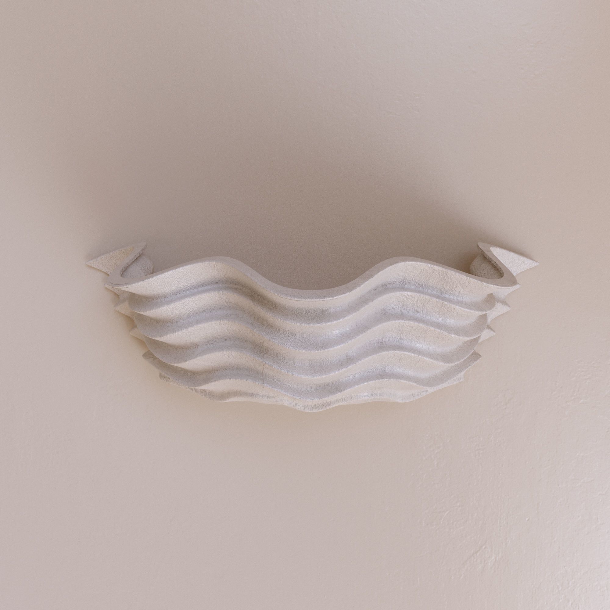 Shell Plaster Sconce by Liz O Brien 3D model | CGTrader