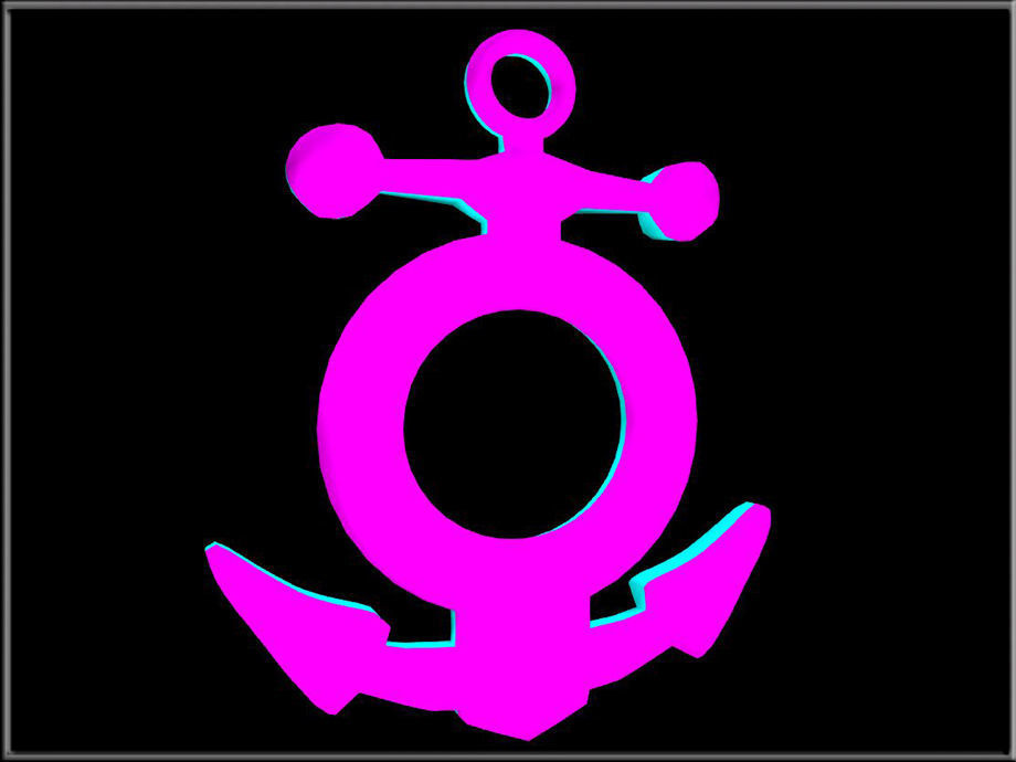 3D model Anchor Frame VR / AR / low-poly | CGTrader