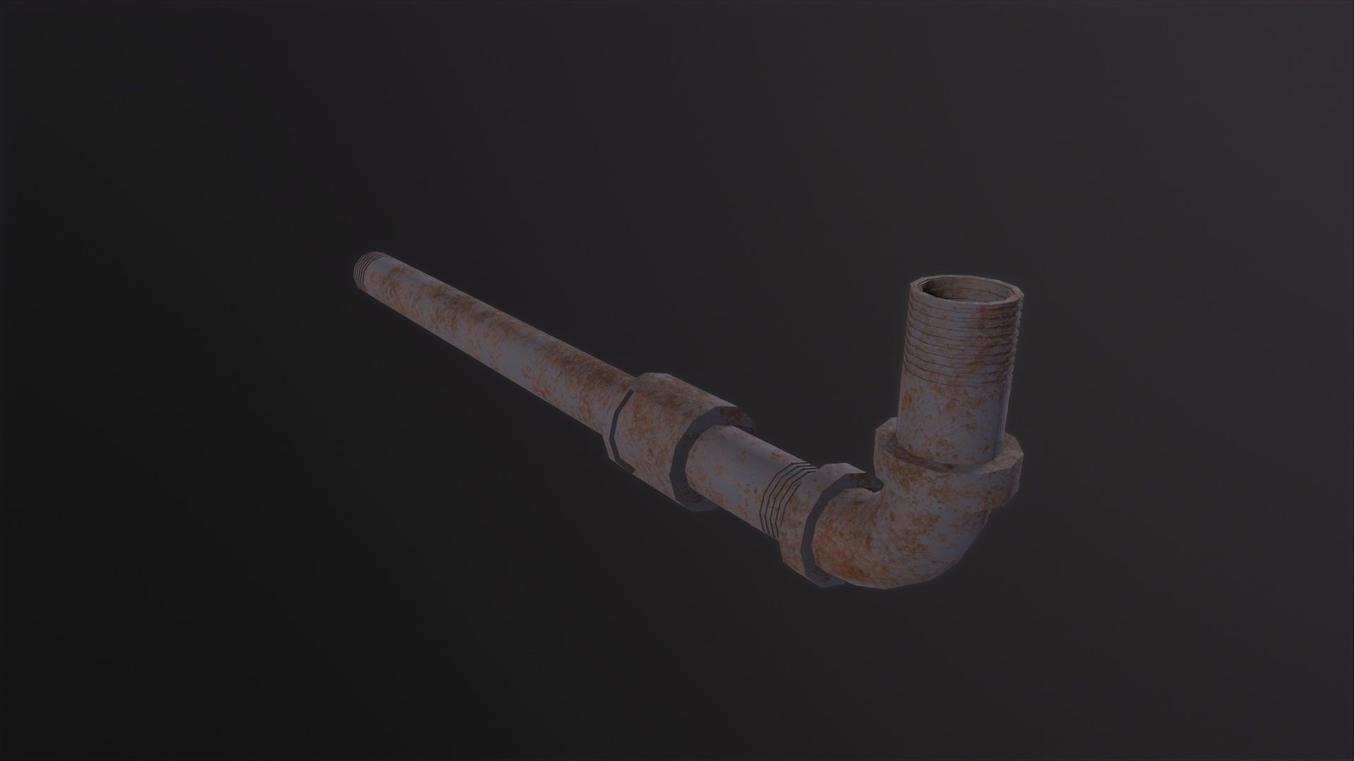 3D model Metal Pipe Weapon 3D Model VR / AR / low-poly | CGTrader