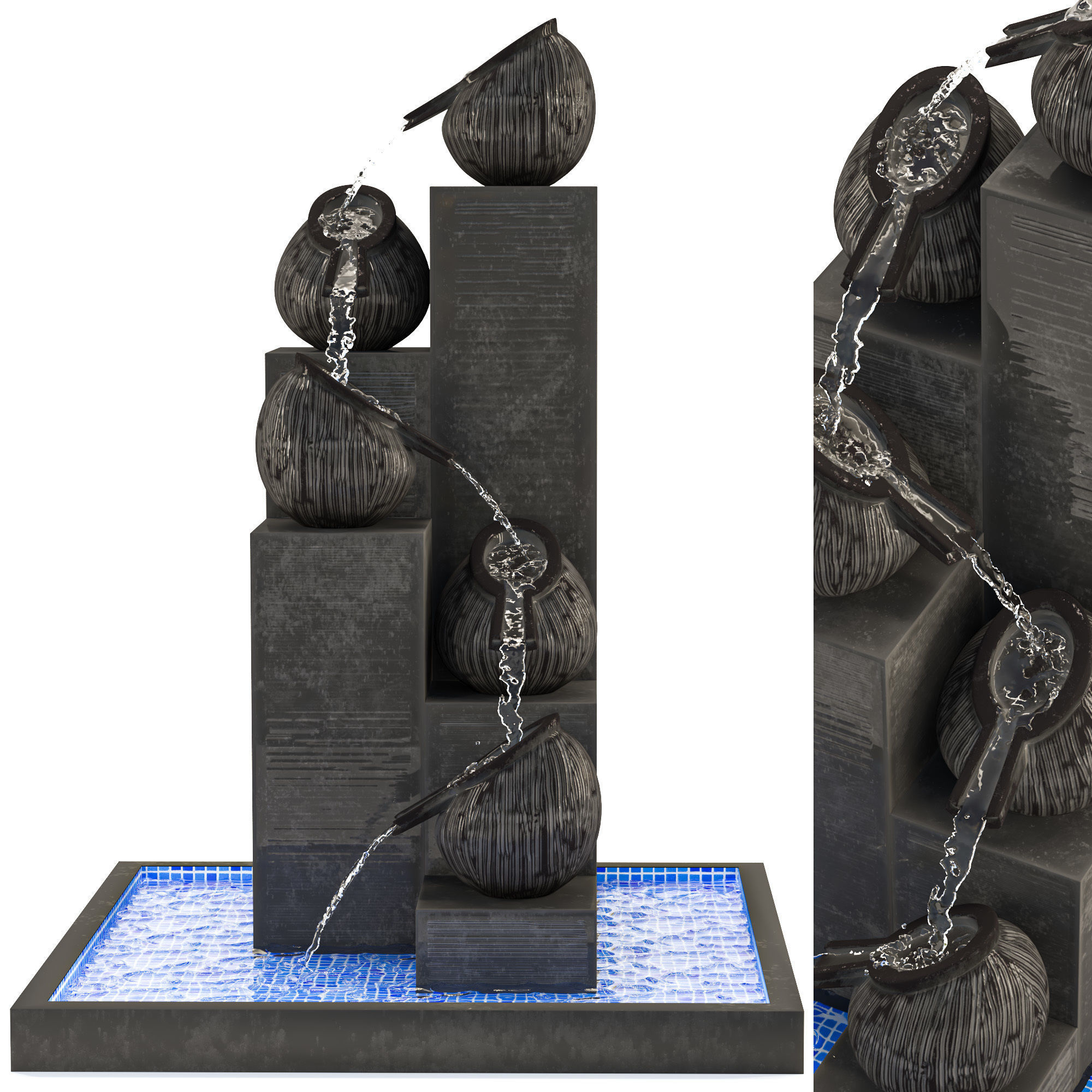 fountain vol 13-02 free free 3D model | CGTrader