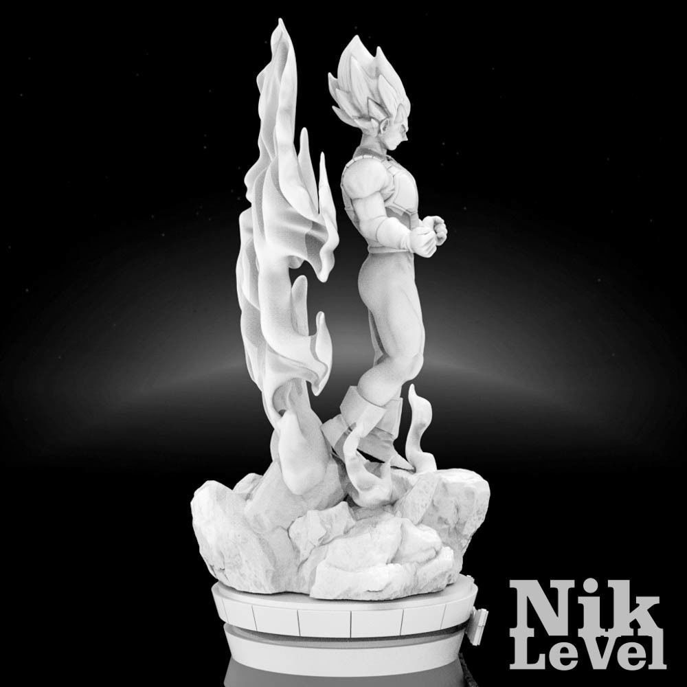 Vegeta Ultra Ego Dragon Ball 3D Printable 3D model 3D printable | CGTrader