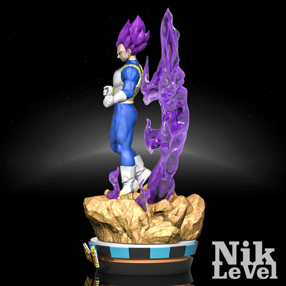 Vegeta Ultra Ego Dragon Ball 3D Printable 3D model 3D printable | CGTrader