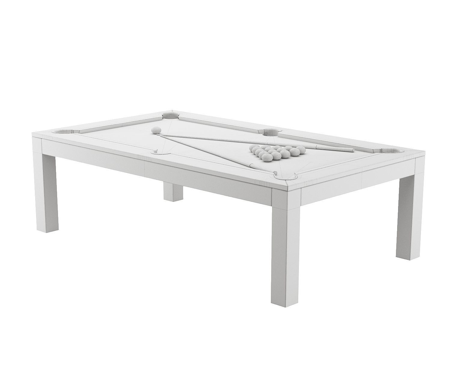 BAYLOR POOL TABLE 3D model | CGTrader
