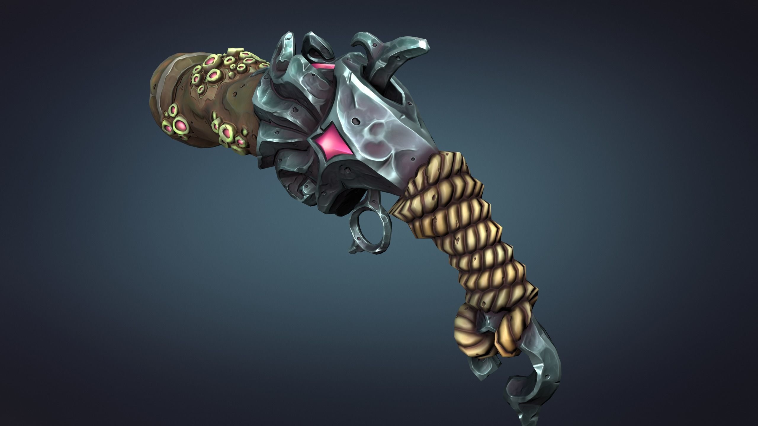3D model Octopus pistol VR / AR / low-poly | CGTrader