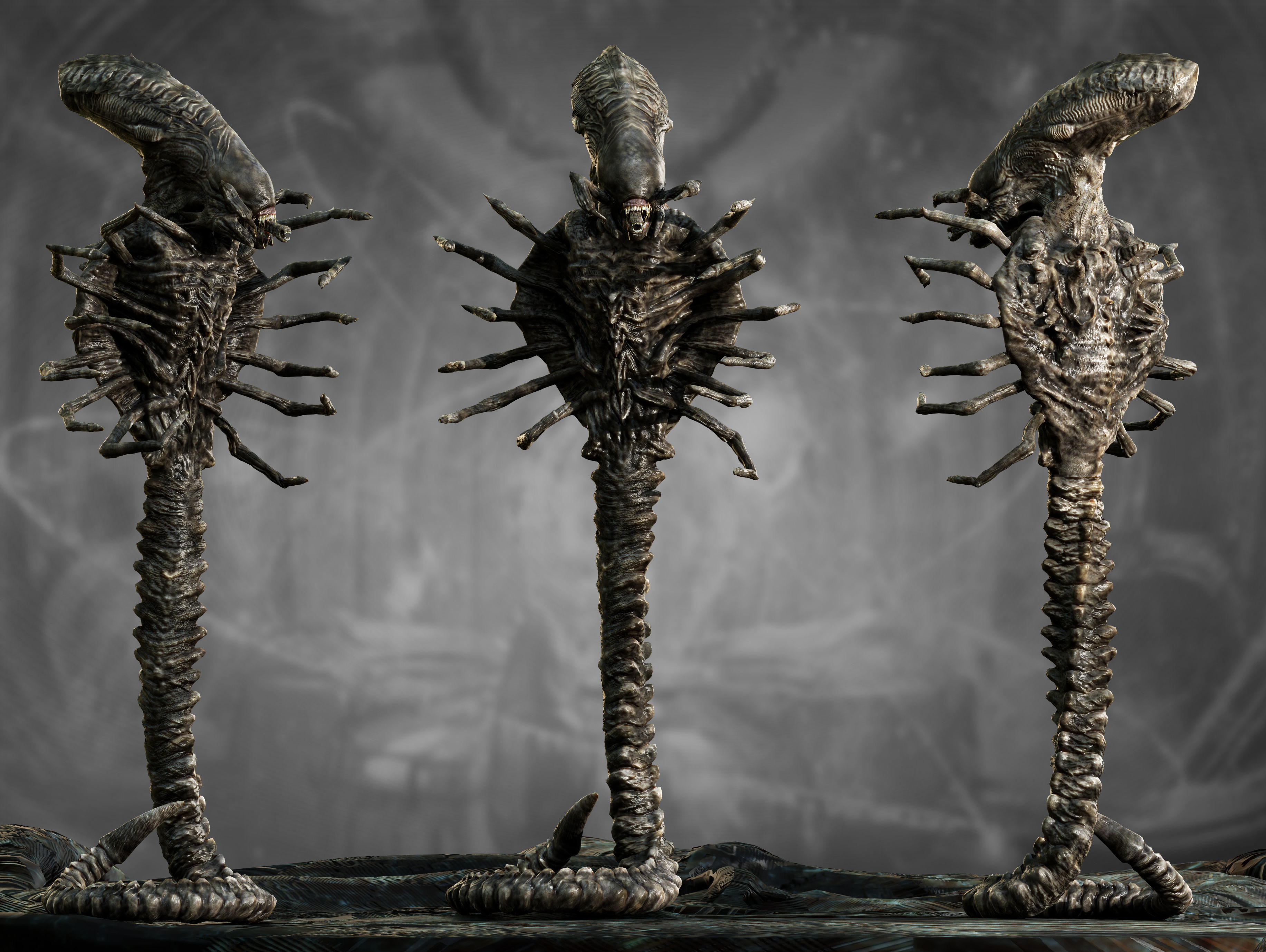 3D model Xenomorph Snake VR / AR / low-poly | CGTrader