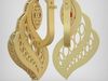 Earring model 0346 3D printable model12 3D model 3D printable | CGTrader