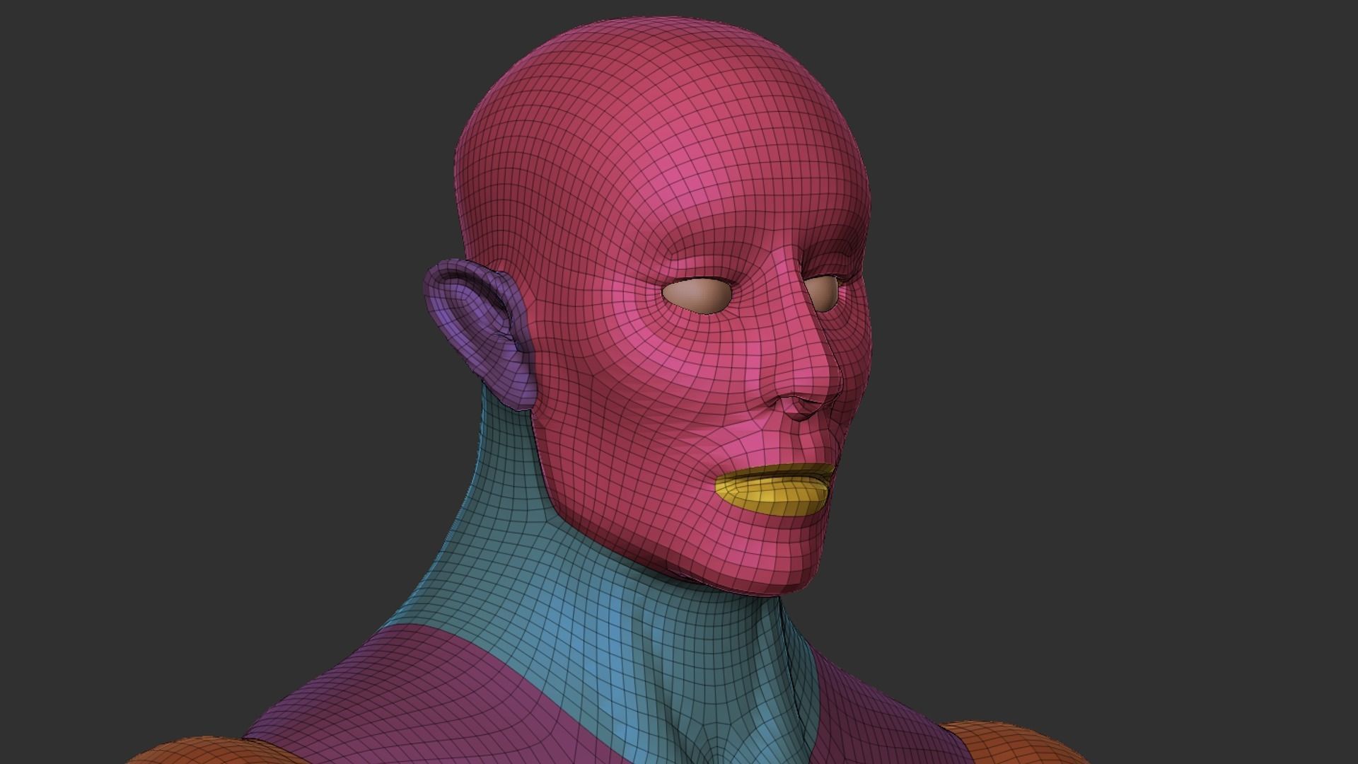 Male Stylized Superhero Basemesh 3D model | CGTrader