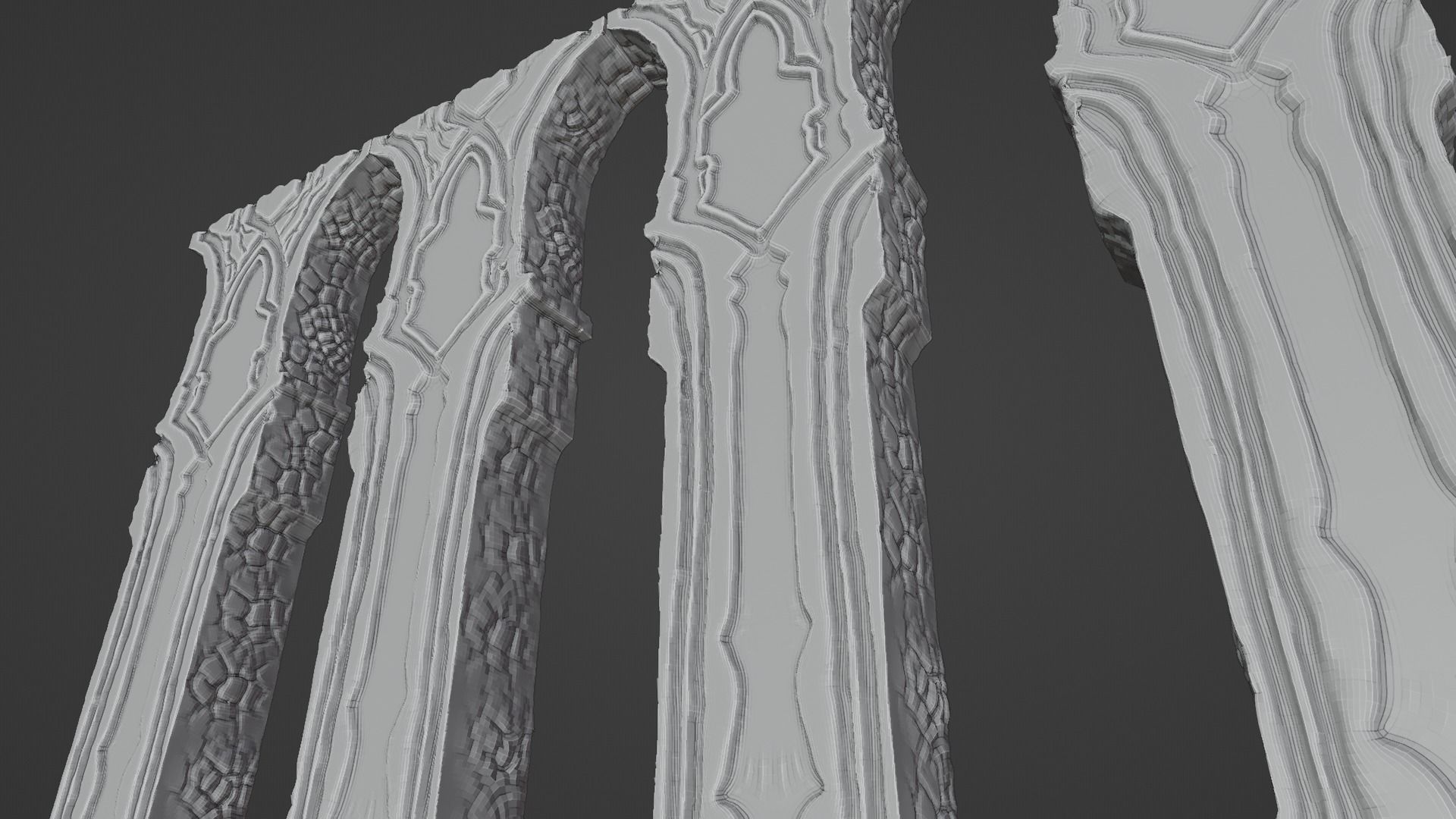 Ancient pillar Structure 3D model | CGTrader