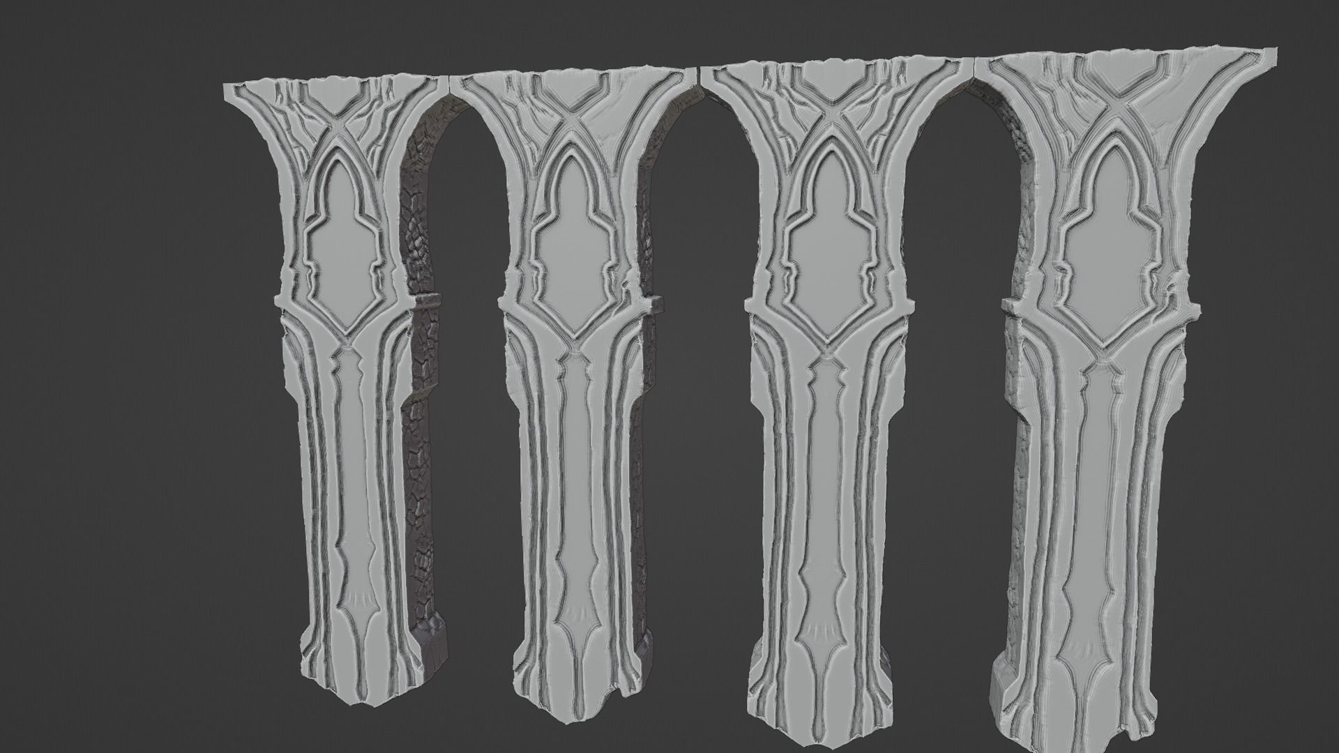 Ancient pillar Structure 3D model | CGTrader