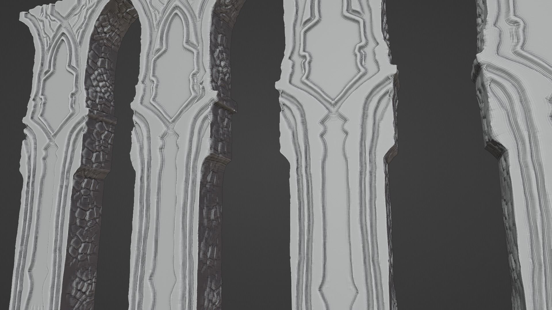 Ancient pillar Structure 3D model | CGTrader
