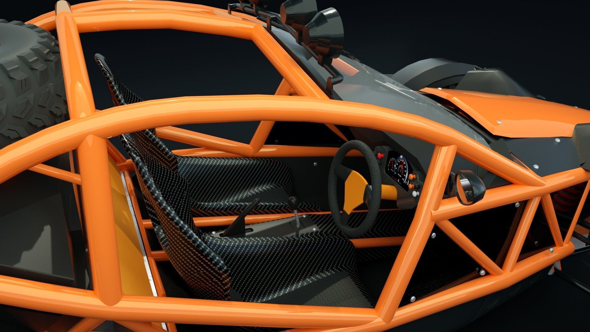Ariel Nomad Buggy Car 3D model | CGTrader