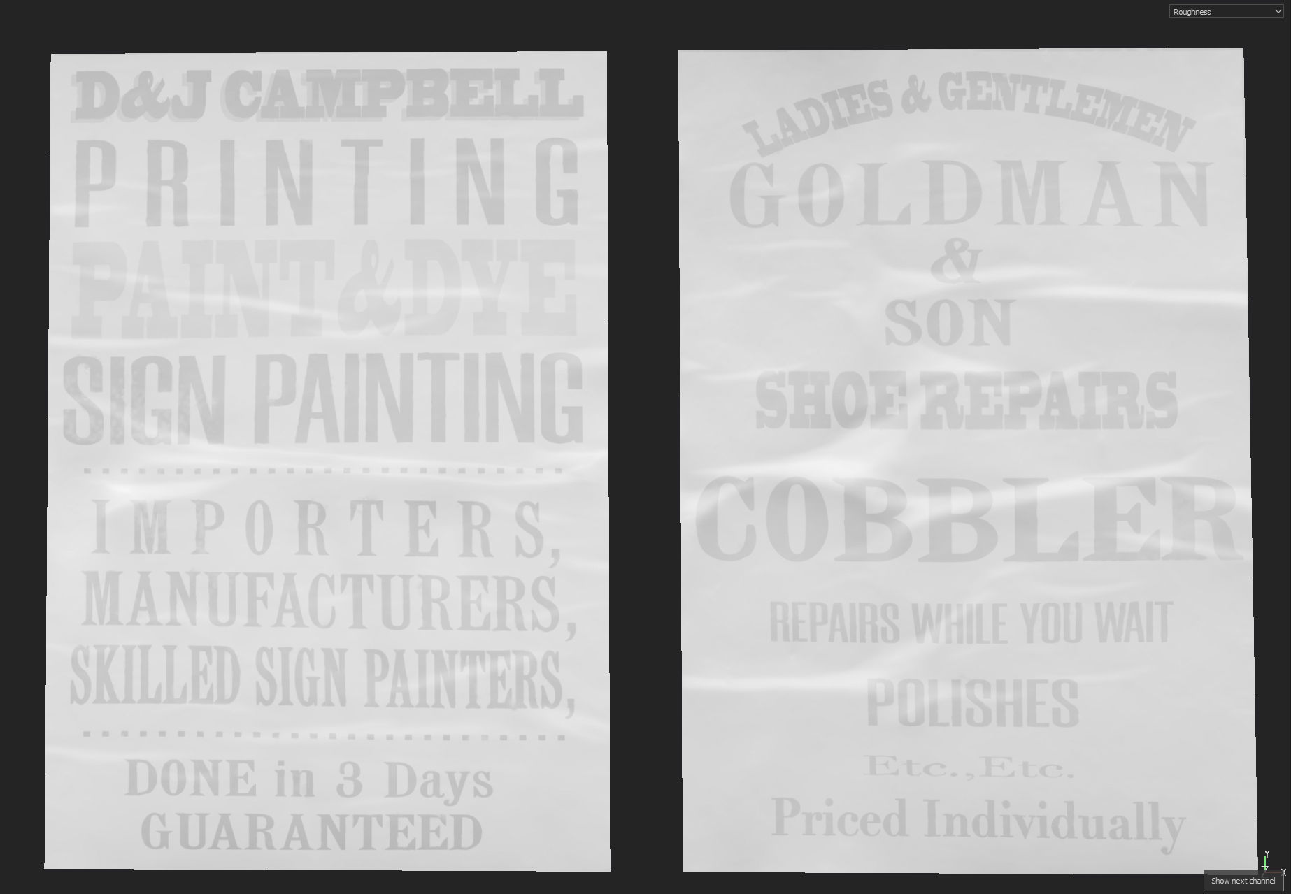 3D model Victorian Generic Poster Ads VR / AR / low-poly | CGTrader