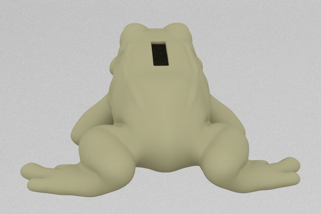 Frog bank 3D model 3D printable | CGTrader
