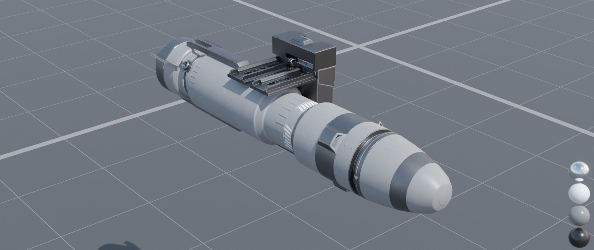 Modular missile pack 3D model | CGTrader