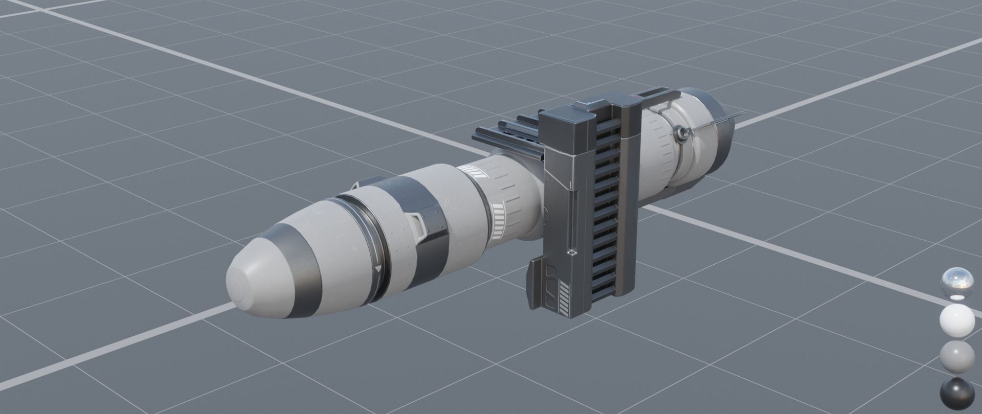 Modular missile pack 3D model | CGTrader