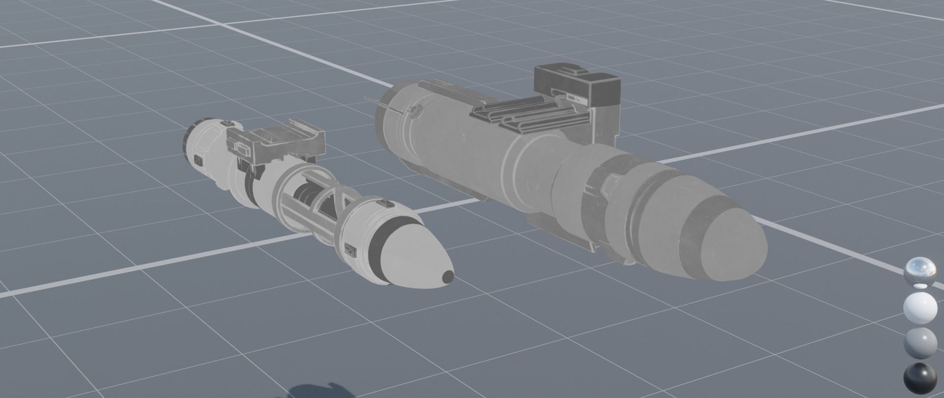 Modular missile pack 3D model | CGTrader