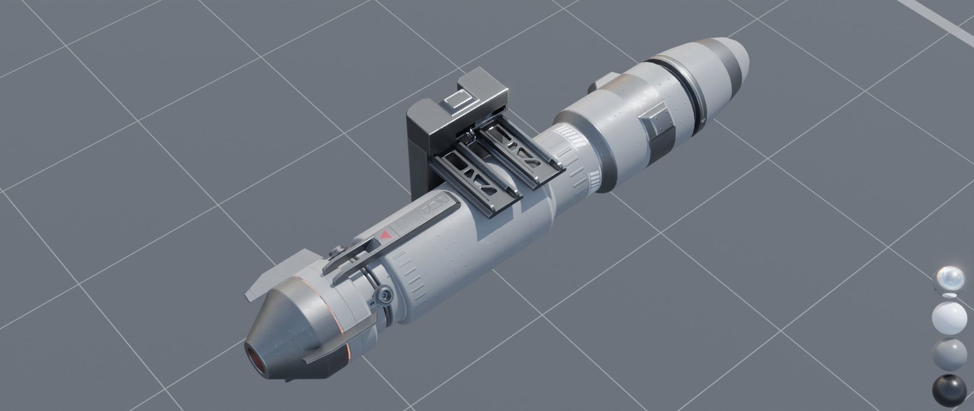 Modular missile pack 3D model | CGTrader