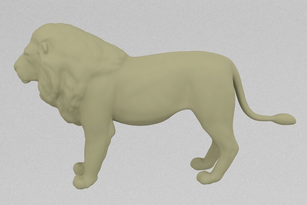 Lion King 3D model 3D printable | CGTrader