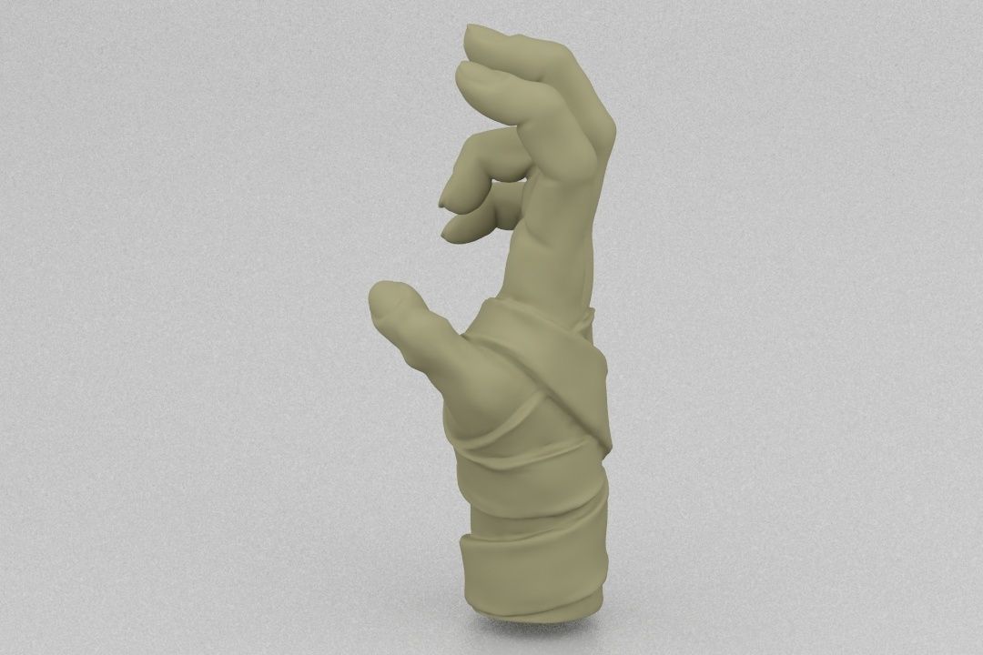 Mummia Hand 3D model 3D printable | CGTrader