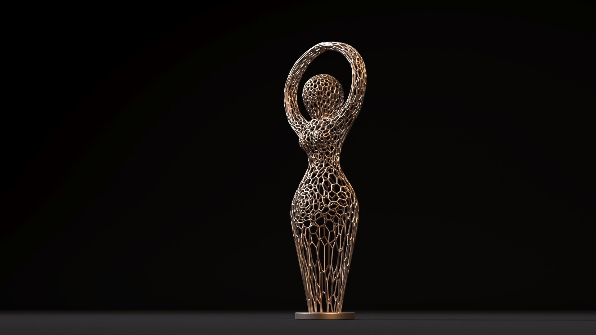 Goddess figurine 3D model 3D printable | CGTrader
