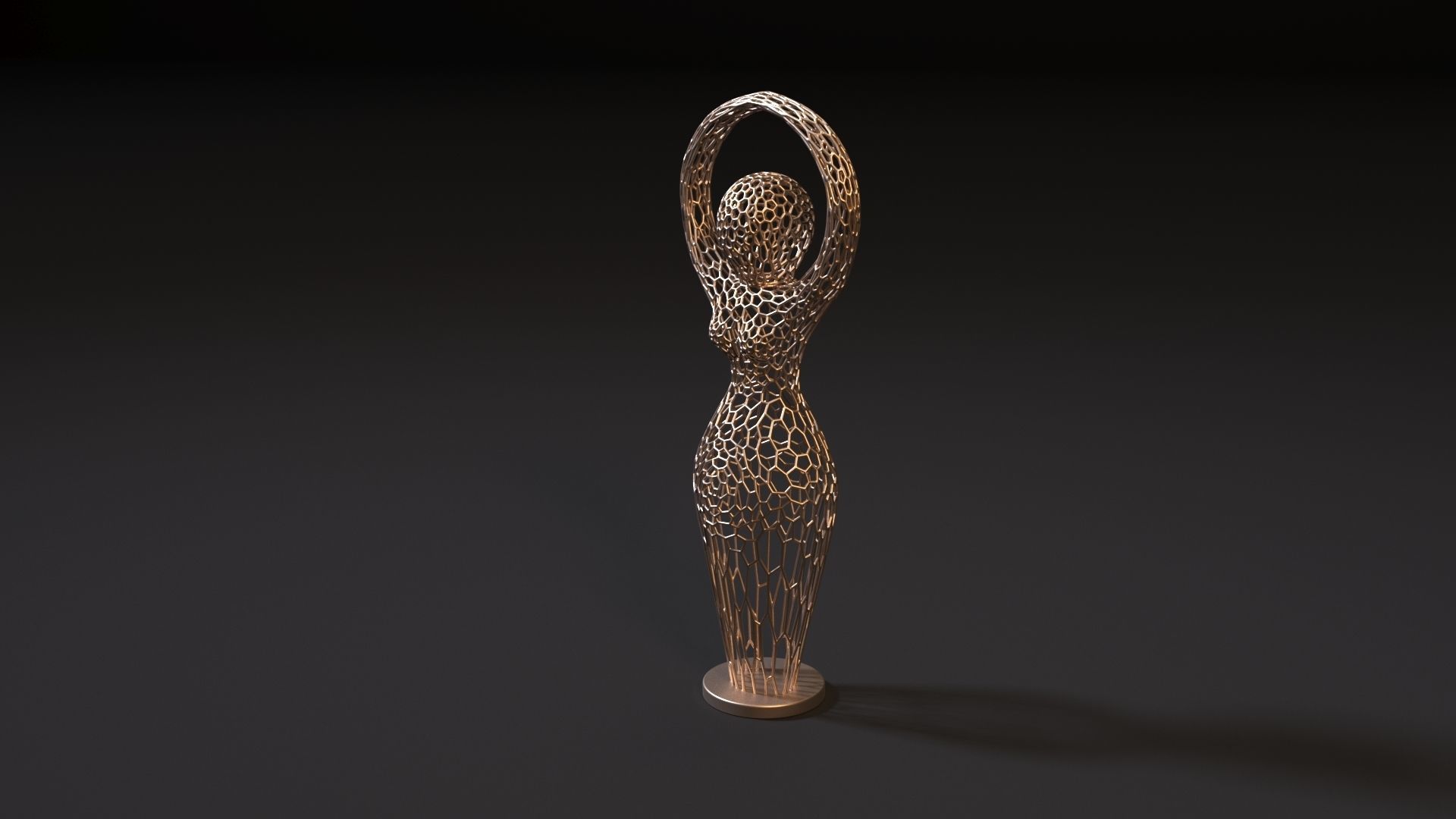 Goddess figurine 3D model 3D printable | CGTrader