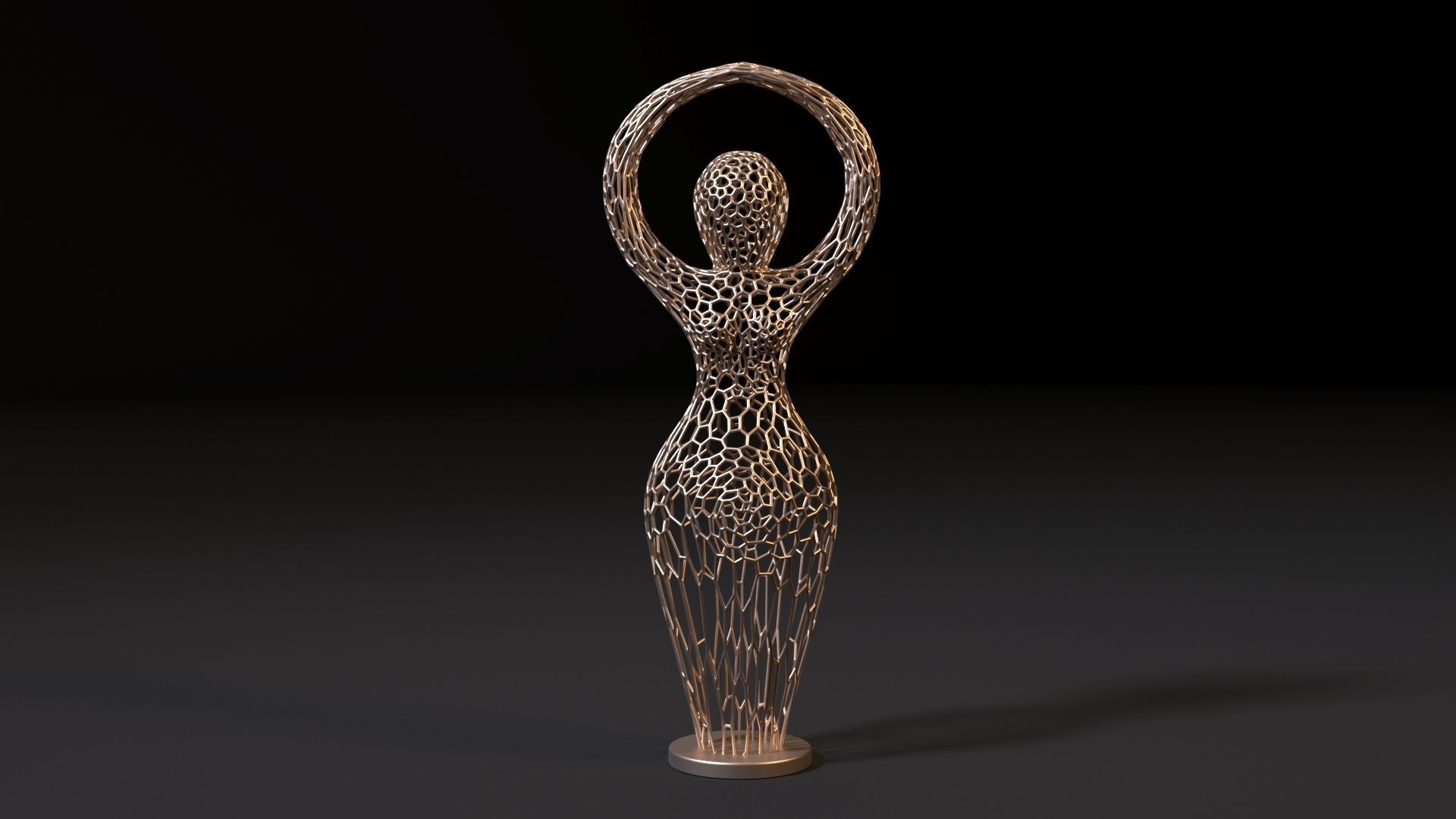 Goddess figurine 3D model 3D printable | CGTrader