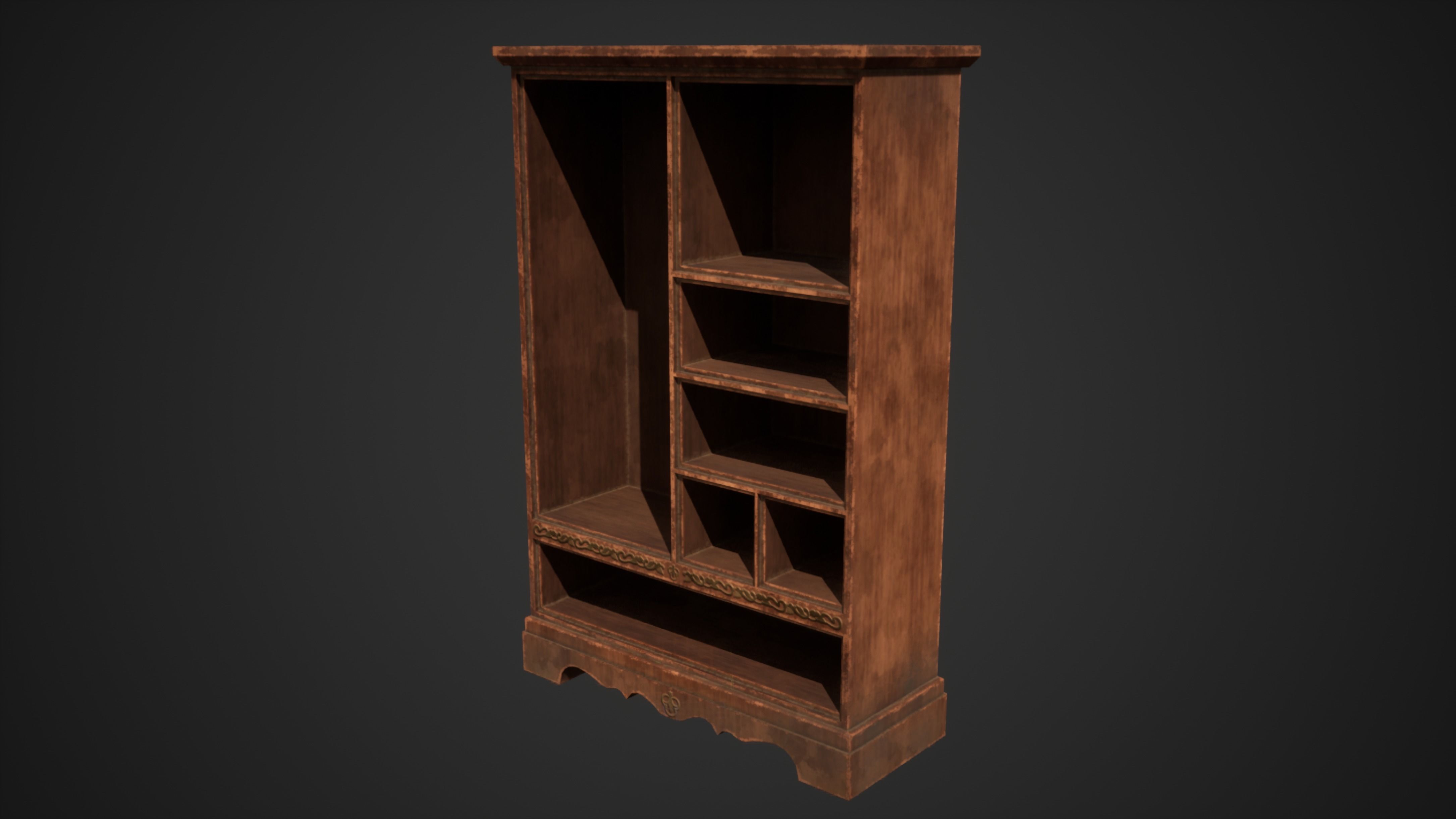 Stylized Wardrobe free VR / AR / low-poly 3D model | CGTrader