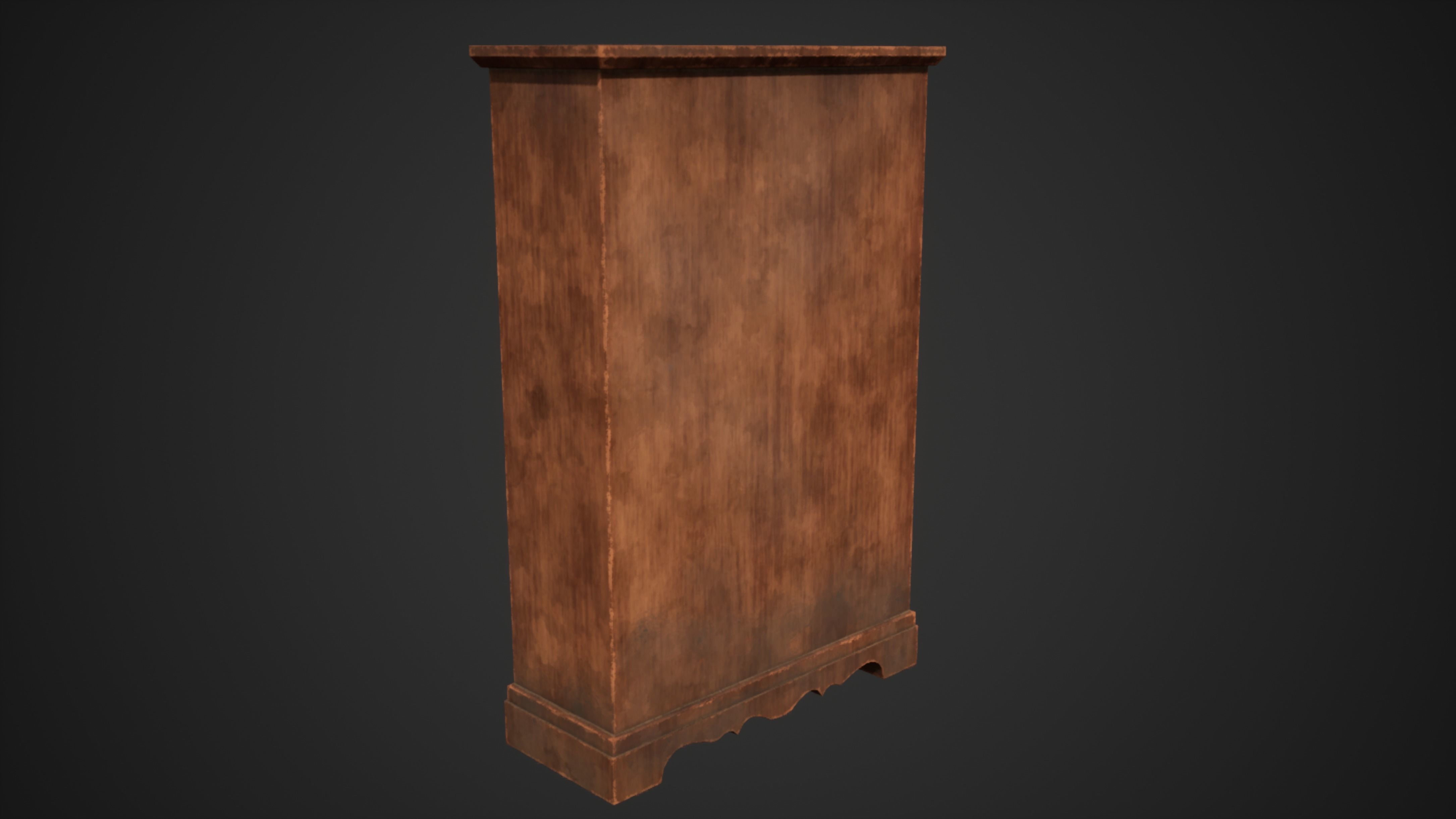 Stylized Wardrobe free VR / AR / low-poly 3D model | CGTrader
