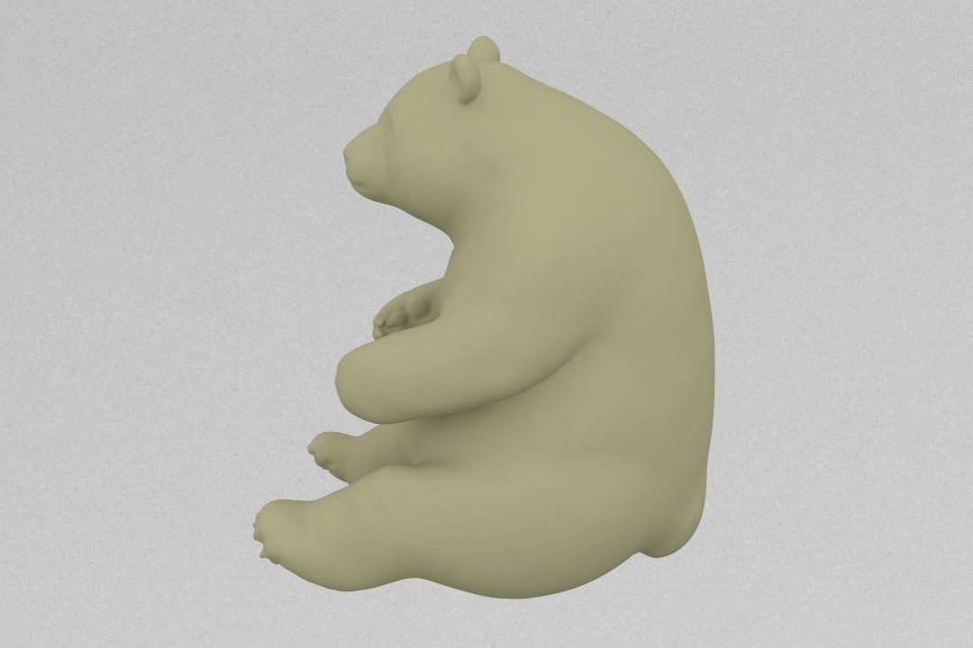 Panda 3D model 3D printable | CGTrader