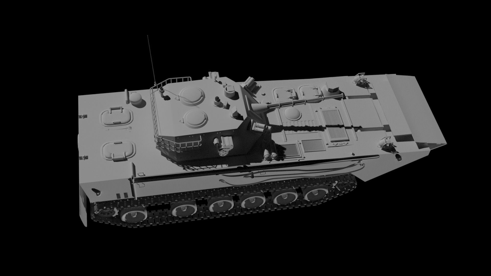 PLA ZBD-05 amphibious fighting vehicle 3D model animated | CGTrader