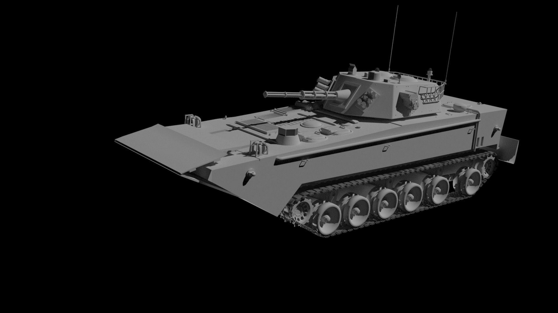 PLA ZBD-05 amphibious fighting vehicle 3D model animated | CGTrader