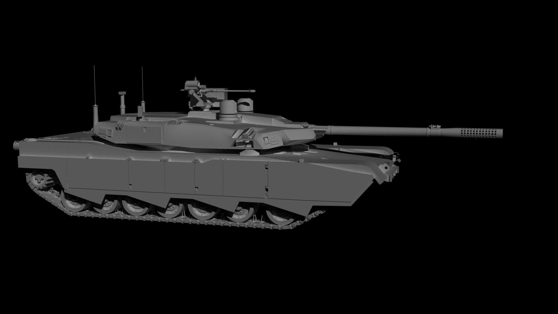 M1AX Abrams X Main Battle Tank 3D model | CGTrader