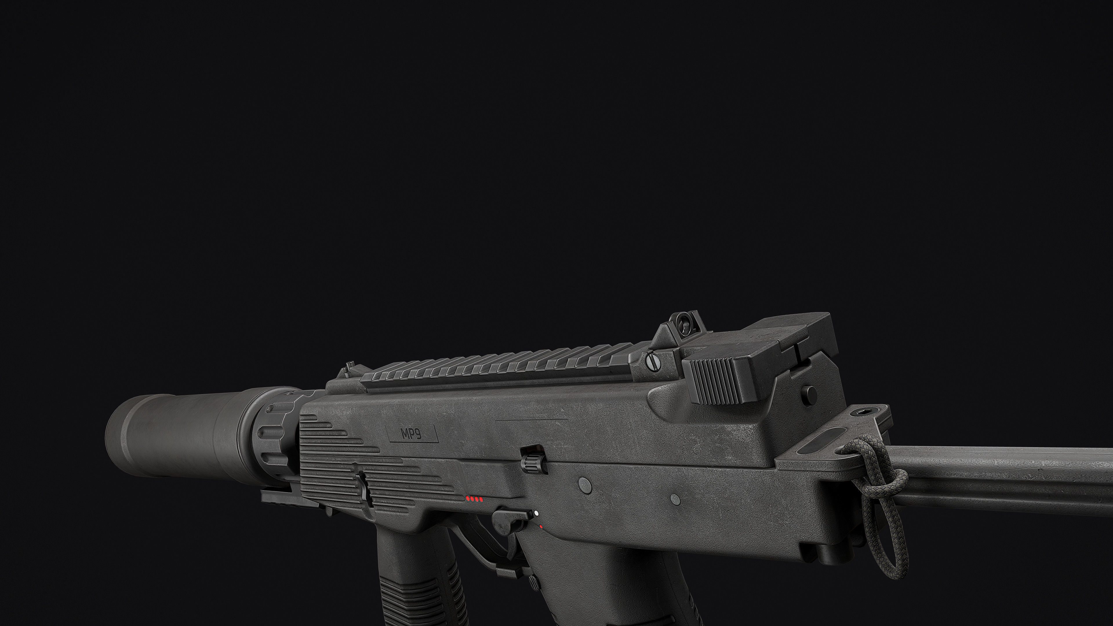 3D model MP9 gun VR / AR / low-poly | CGTrader