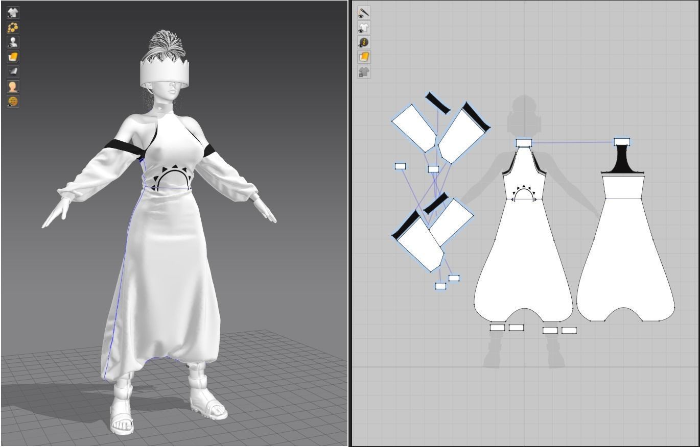 Haumea - fire force anime - Marvelous designer 3D model | CGTrader