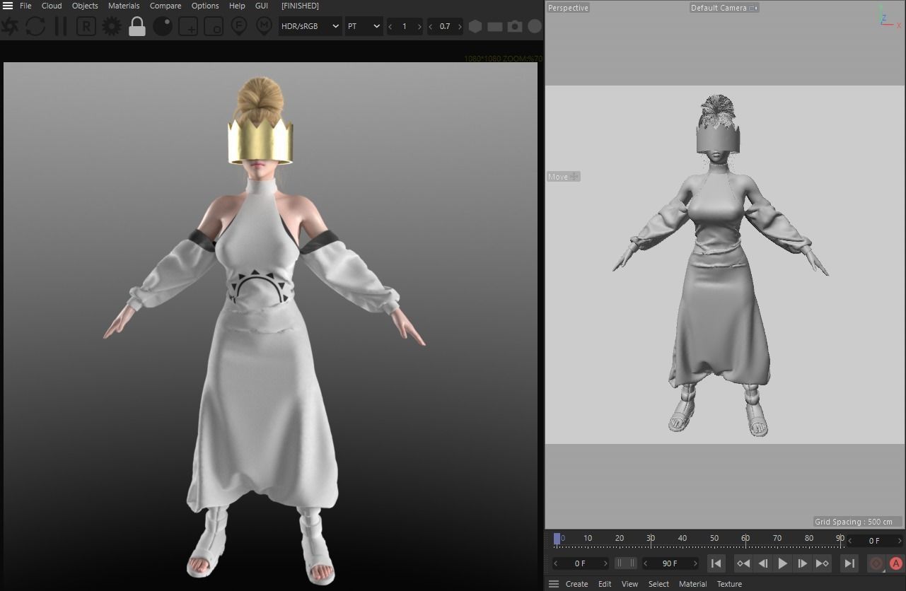 Haumea - fire force anime - Marvelous designer 3D model | CGTrader