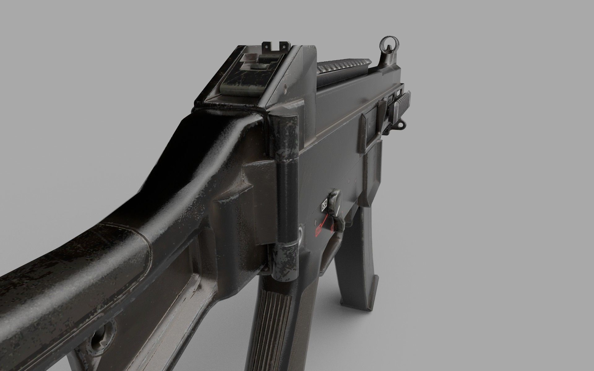 3D model UMP9 GUN VR / AR / low-poly | CGTrader
