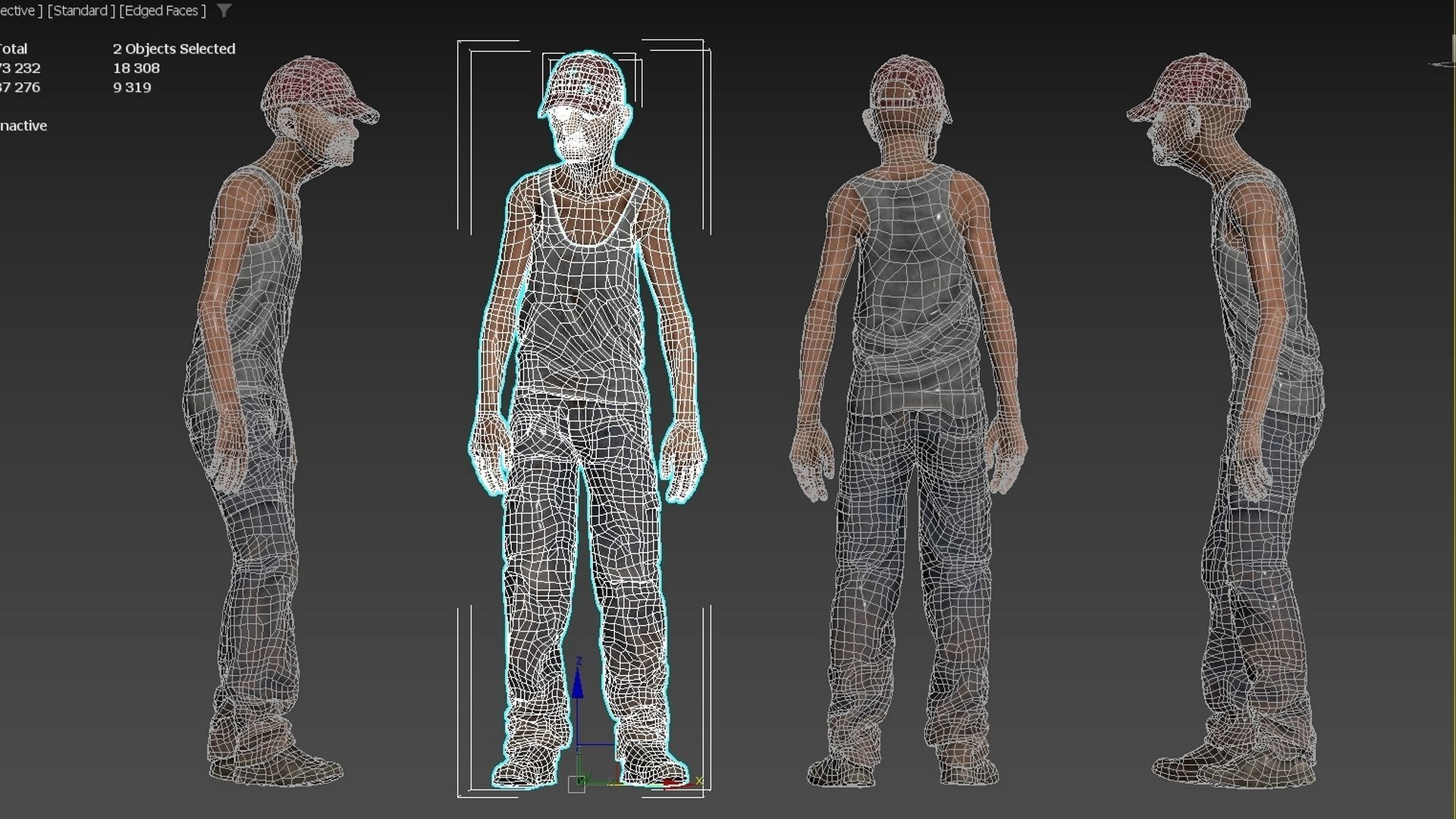 3D model Homeless Person Jerry VR / AR / low-poly | CGTrader