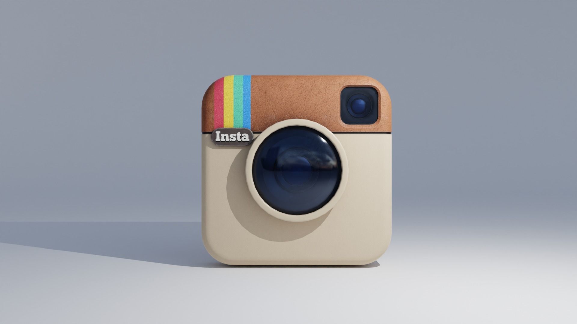 Instagram Logos 4K Textures 3D model | CGTrader