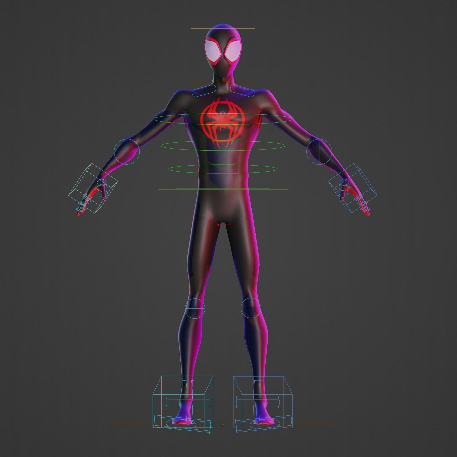 3D model spider man miles morales VR / AR / low-poly | CGTrader