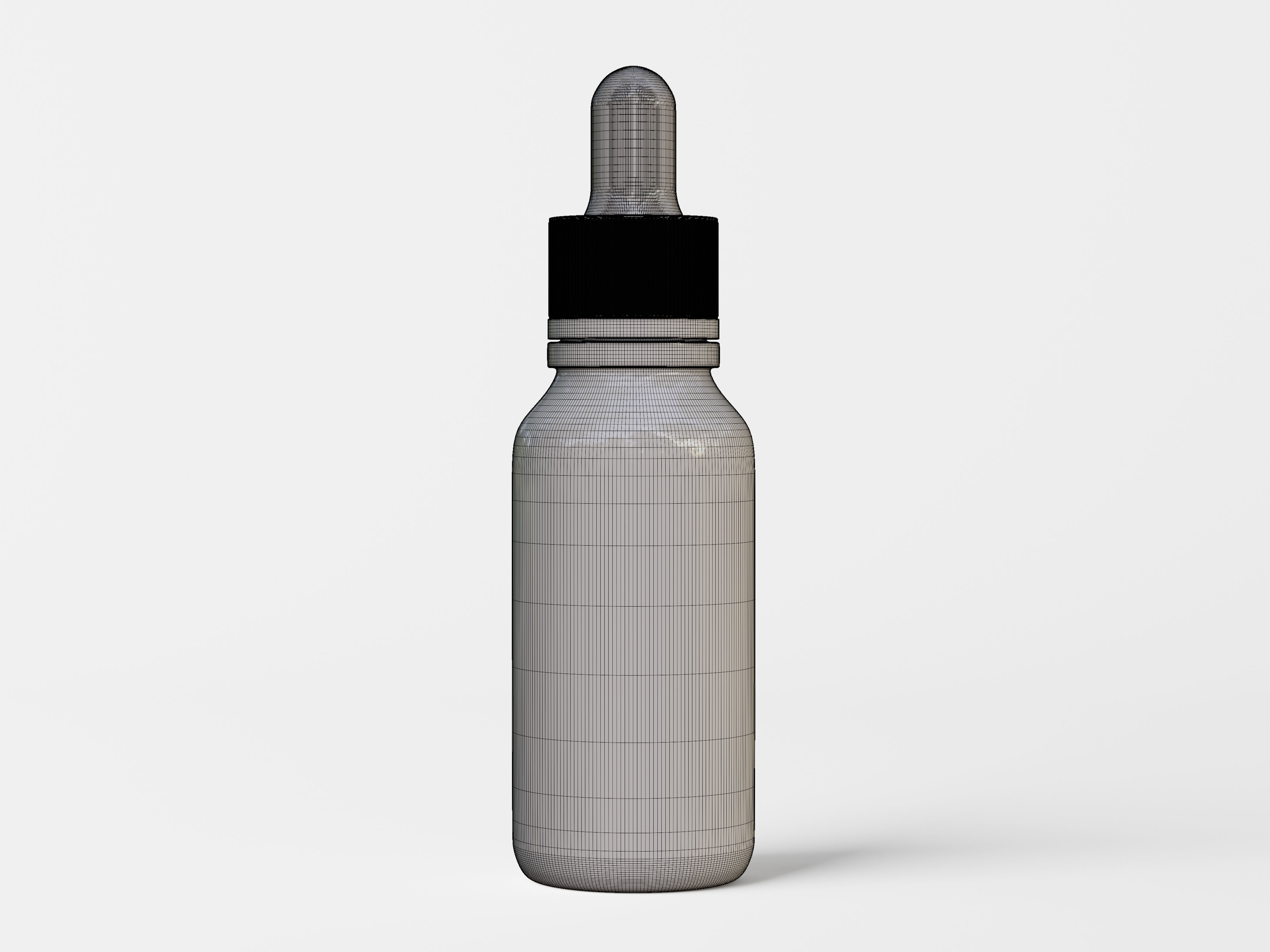 Cosmetic Dropper Bottle with Liquid Splash Low-poly 3D model | CGTrader