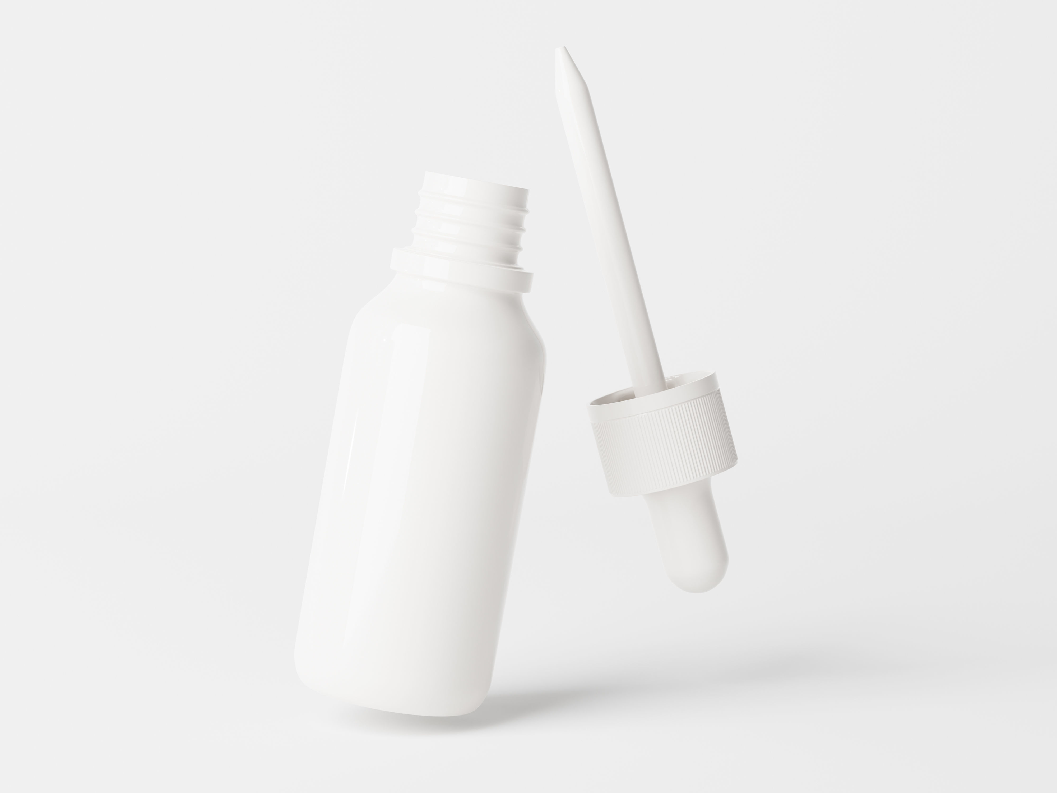 Cosmetic Dropper Bottle with Liquid Splash Low-poly 3D model | CGTrader