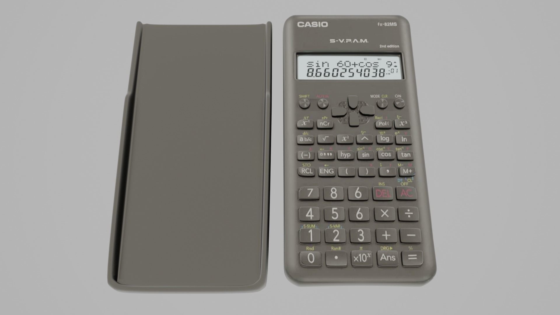 Casio FX-82MS Scientific Calculator 3D model | CGTrader
