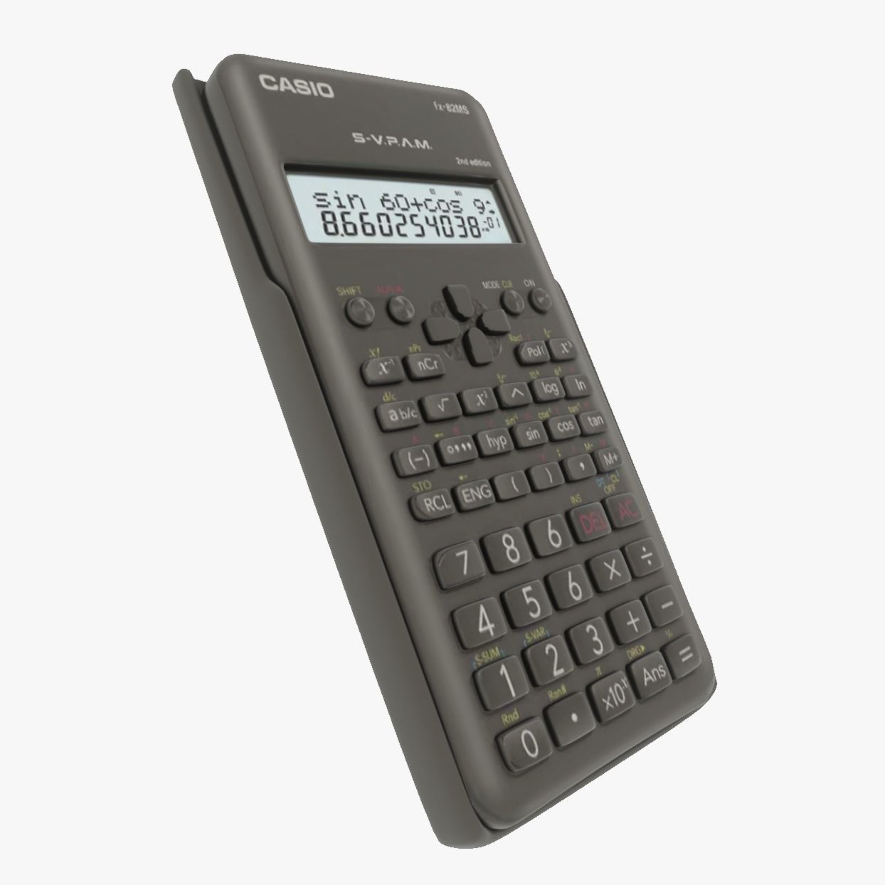 Casio FX-82MS Scientific Calculator 3D model | CGTrader