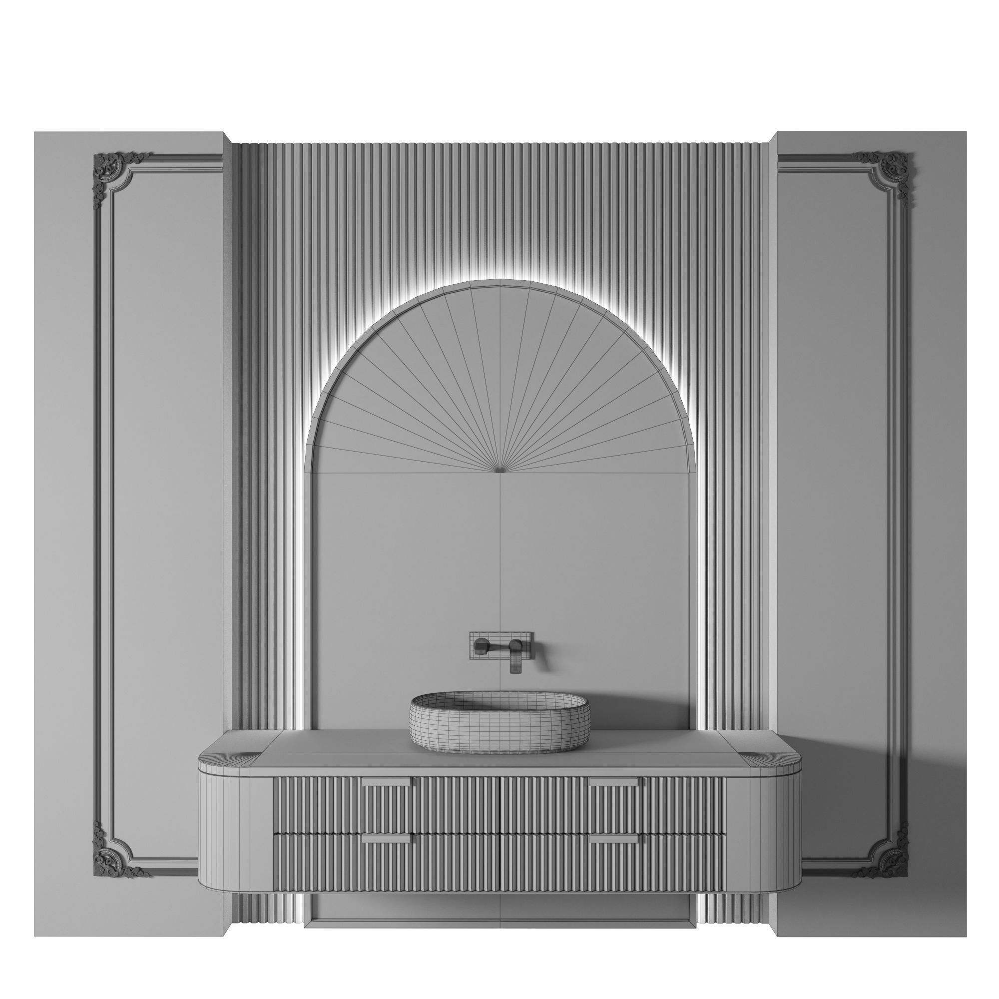 Luxury Bathroom 252 3D model | CGTrader