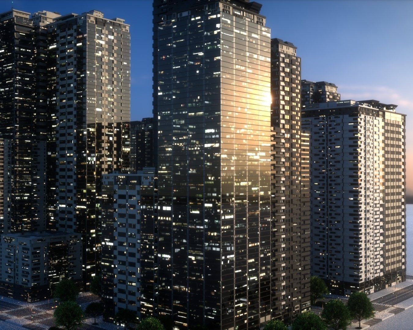 City Block Type B28 3D model | CGTrader